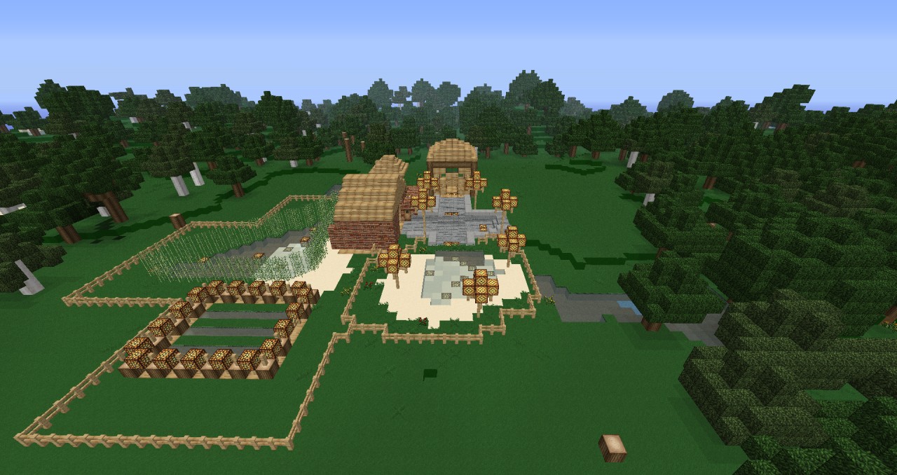 small town Minecraft Map