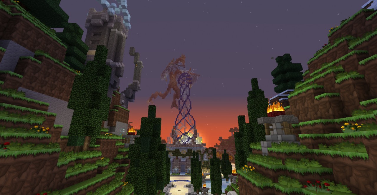 Amazocraft Hub World | Amazocraft.net | Minecraft Map