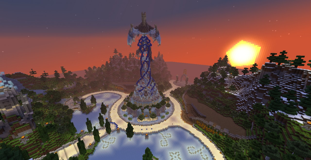 Amazocraft Hub World | Amazocraft.net | Minecraft Map