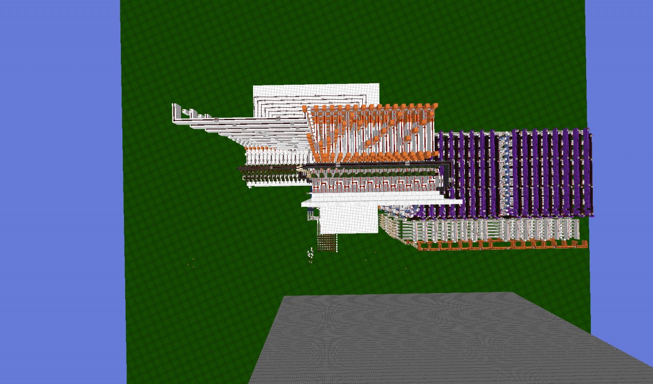 8 Bit CPU with GPU Project Minecraft Map
