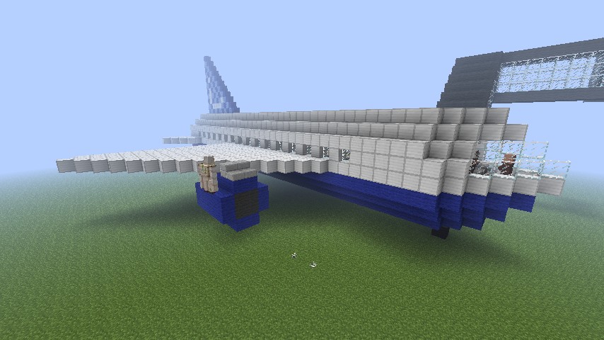 JetBlue Plane Minecraft Map