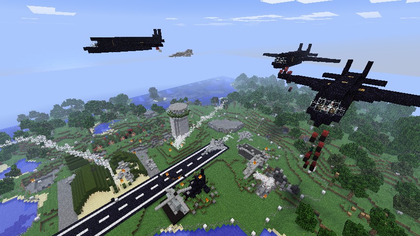 War Air base Gets Boomed! (finished) Minecraft Map