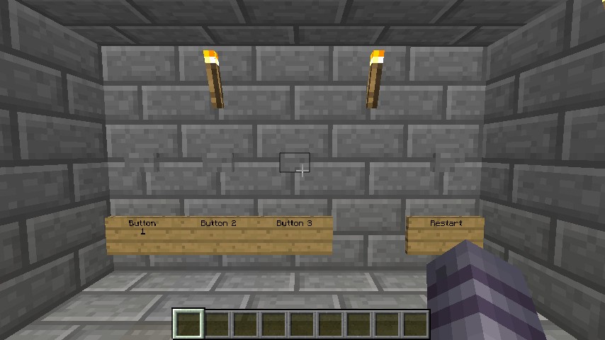 Simple Redstone Code Lock Minecraft Map