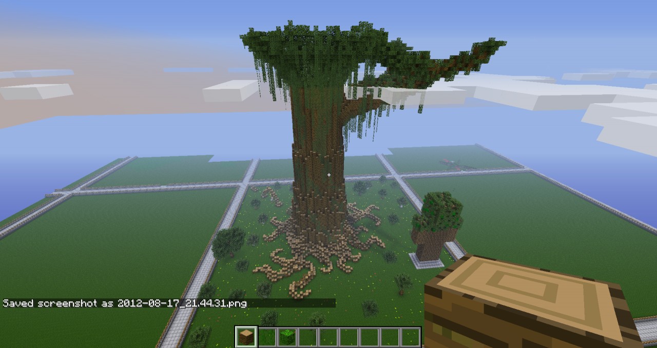 Giant Tree in progress_ Minecraft Map