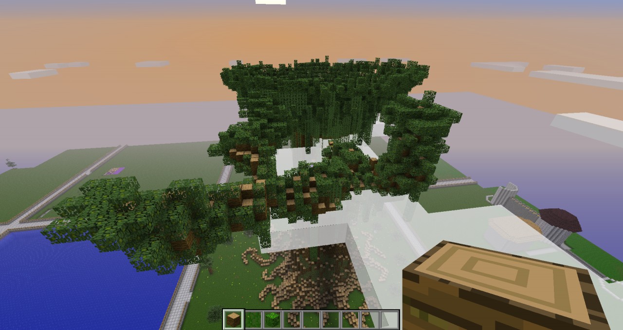 Giant Tree in progress_ Minecraft Map