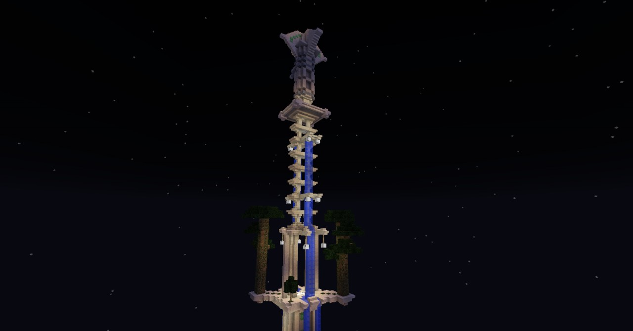 high tower (height 185 blocks ) Minecraft Map