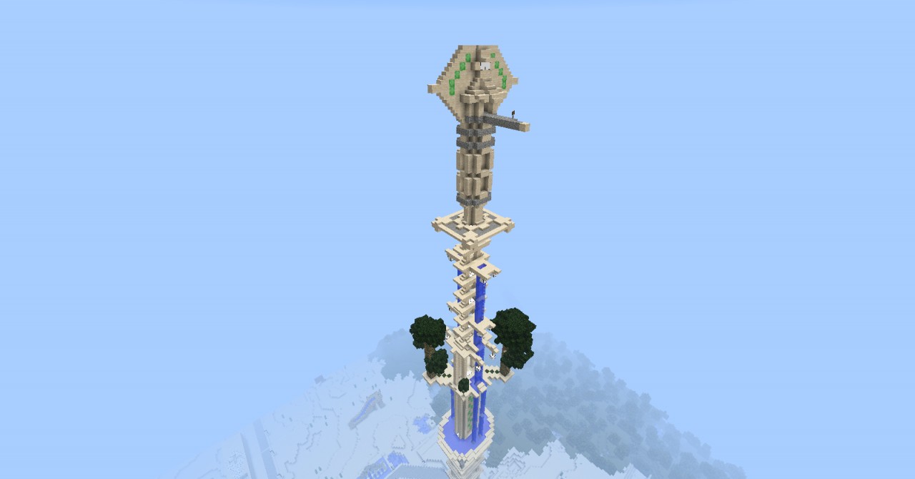 high tower (height 185 blocks ) Minecraft Map