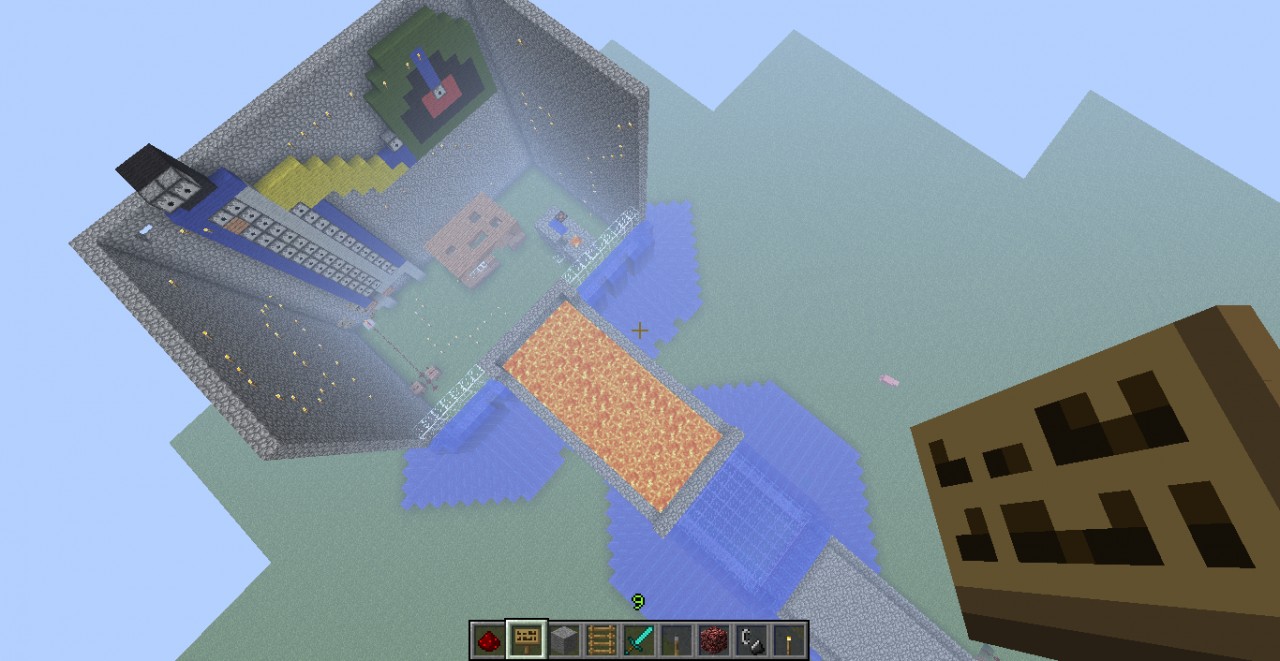 Boss battle of R0bO Minecraft Map