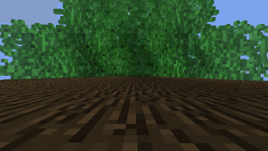 16 x 16 Block Tree Minecraft Map