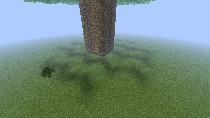 16 x 16 Block Tree Minecraft Map