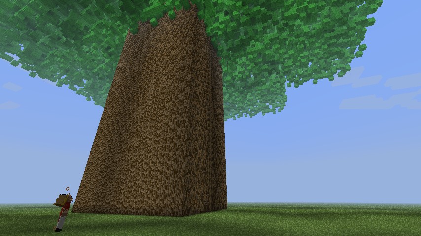 16 x 16 Block Tree Minecraft Map