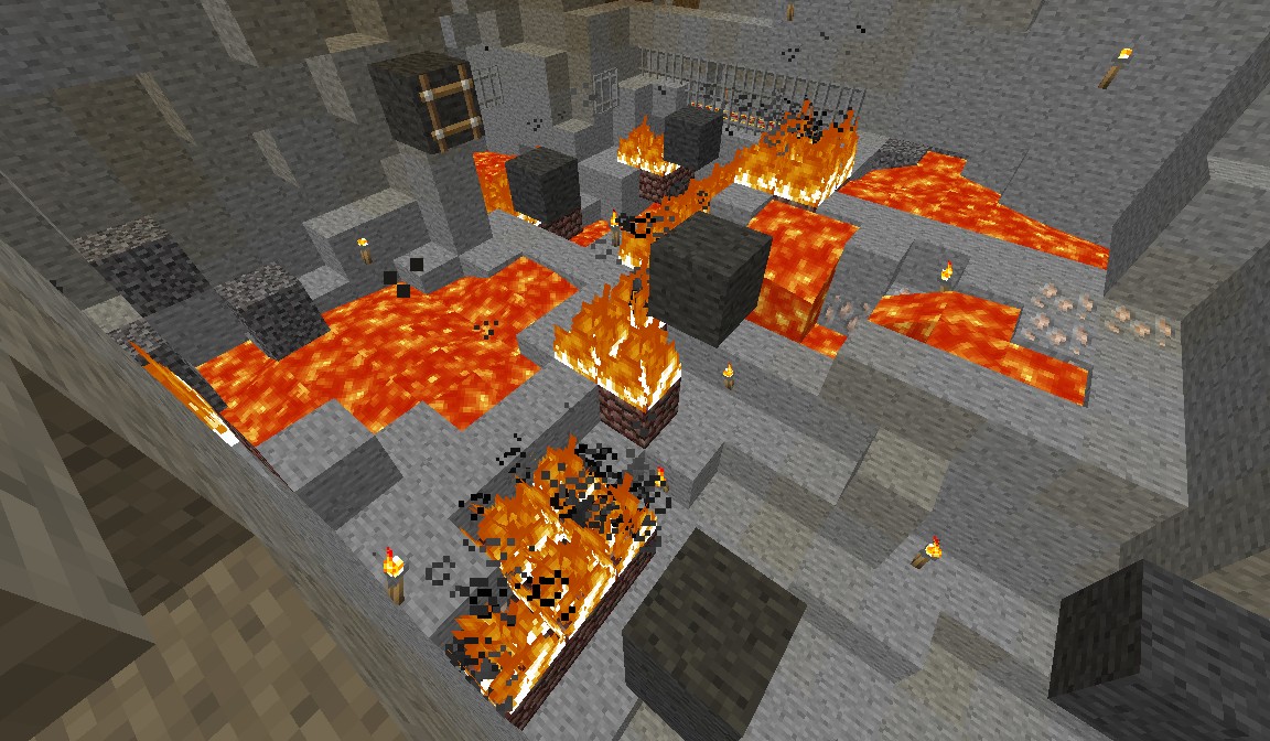 Cave of the Gods: 4 Elements Minecraft Map