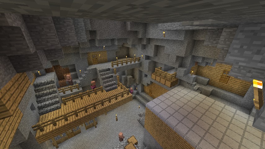 Underground Village Minecraft Map