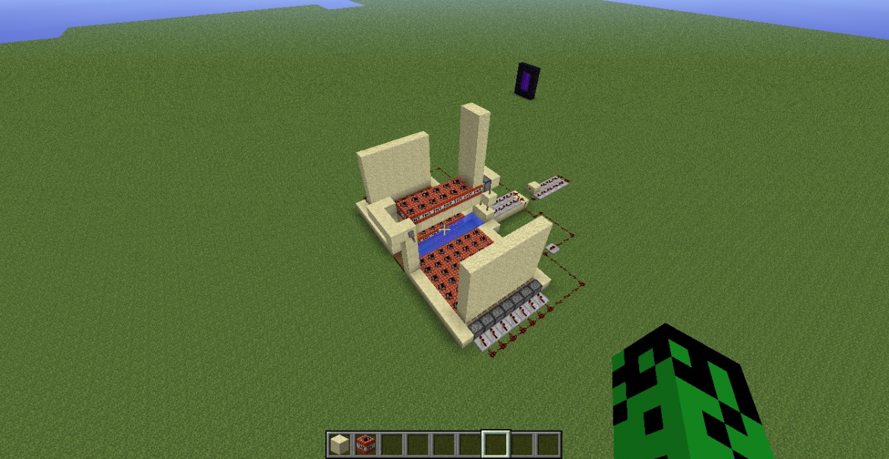 redstone repeting cannon Minecraft Map