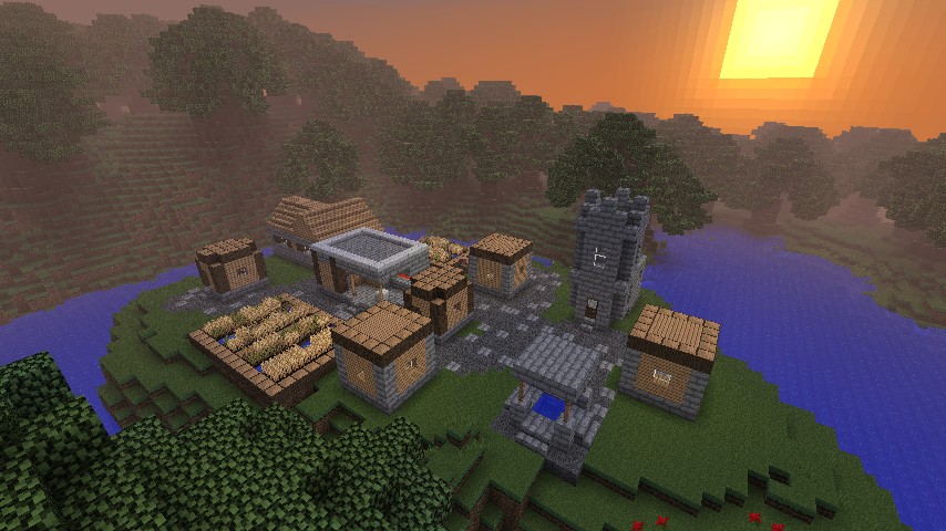 [1.3 ready ]Kingdom of the Fallen [CUSTOM TERRAIN] Minecraft Map