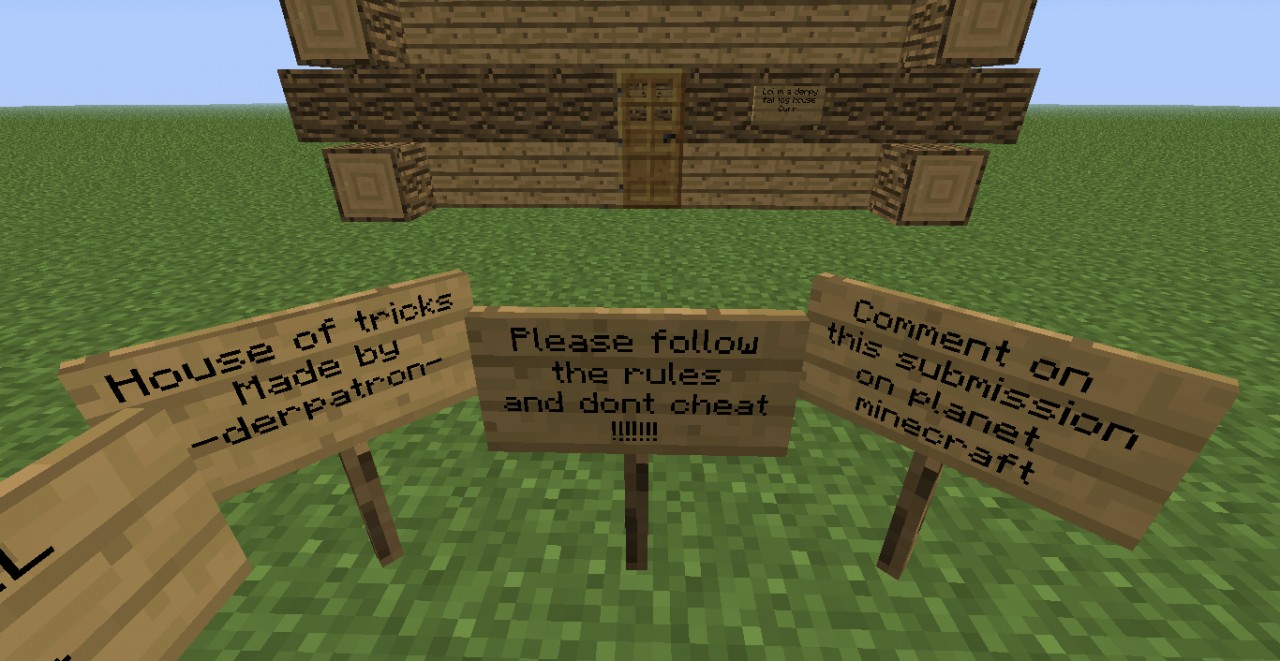 House of tricks!!! Minecraft Map