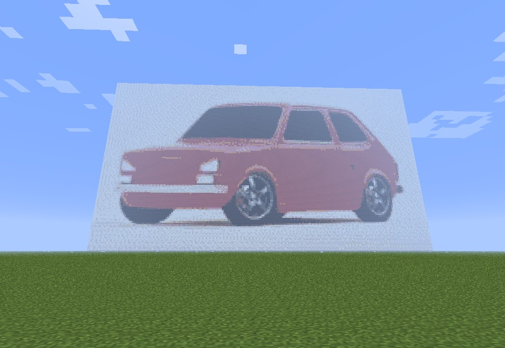Fiat126p (maluch) Minecraft Map