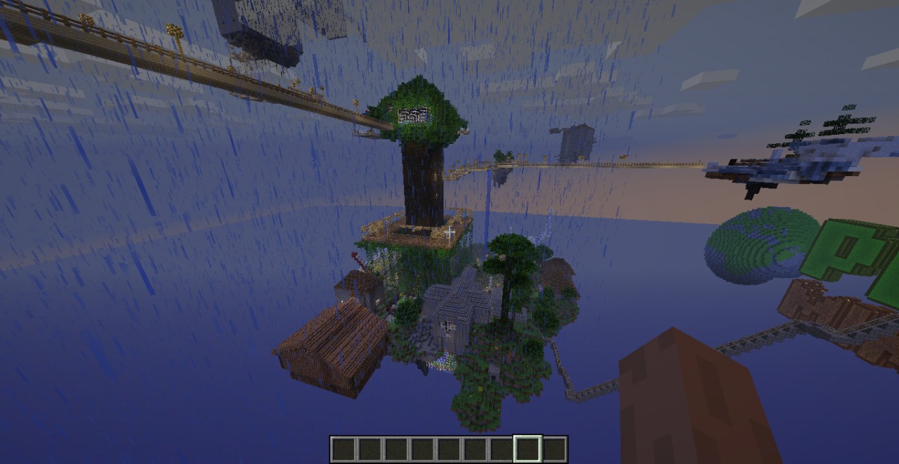 sky land for steve Minecraft Map