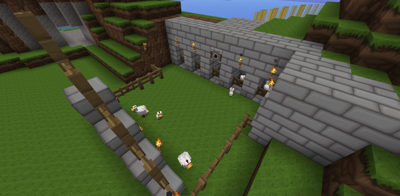 Automated Chicken Hatchery Minecraft Map