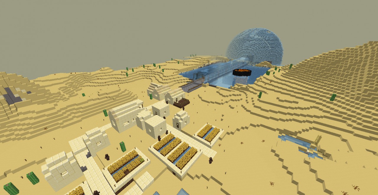 village water sphere Minecraft Map