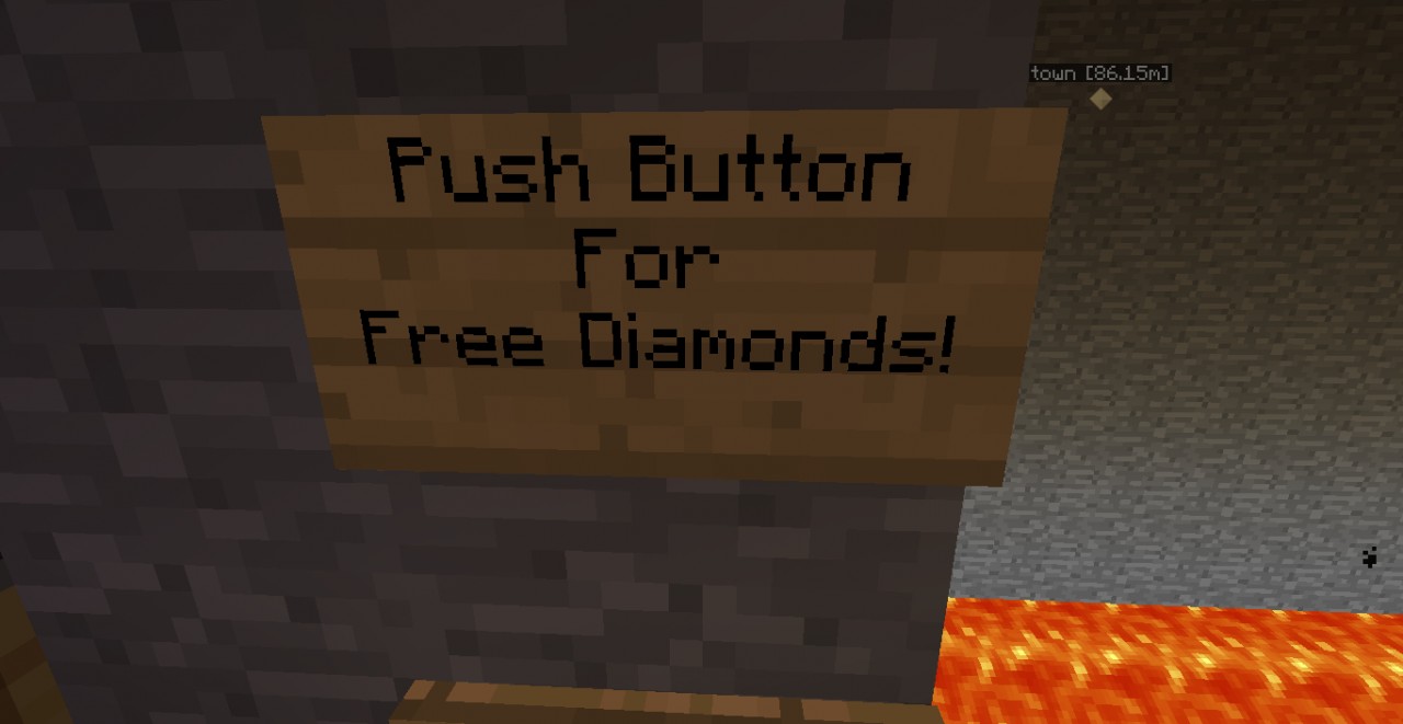 The Diamond Dropper Minecraft Map