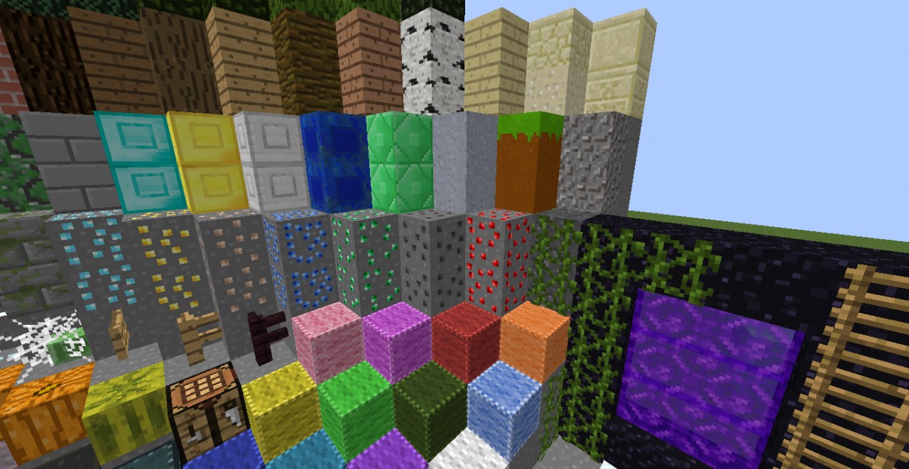 WiiD's- Sparkles Clean Design Pack 16x16 Minecraft Texture Pack