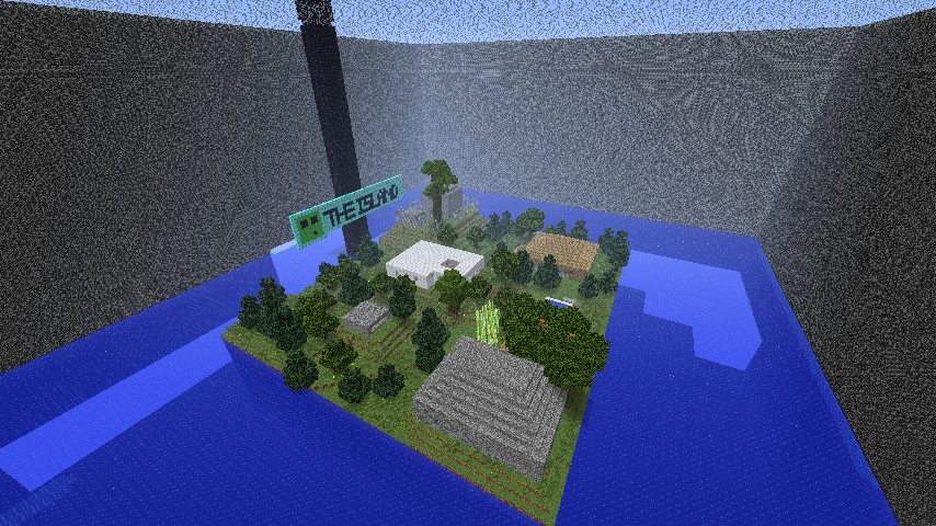 The ISLAND PvP map Minecraft Map