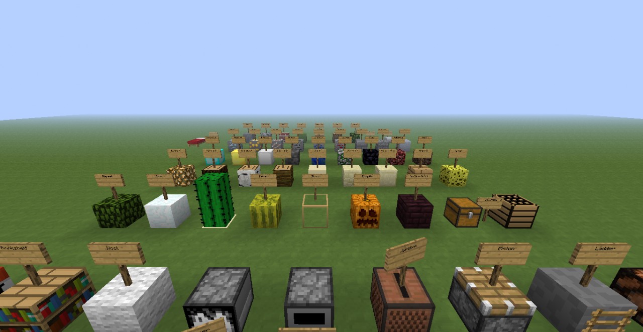 Texture Pack Show Off World Minecraft Map