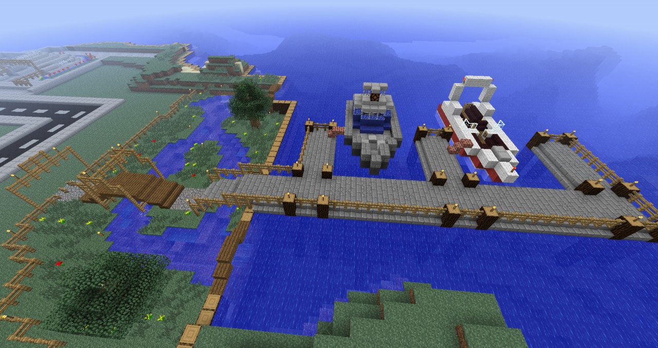 Park and Harbour Minecraft Map