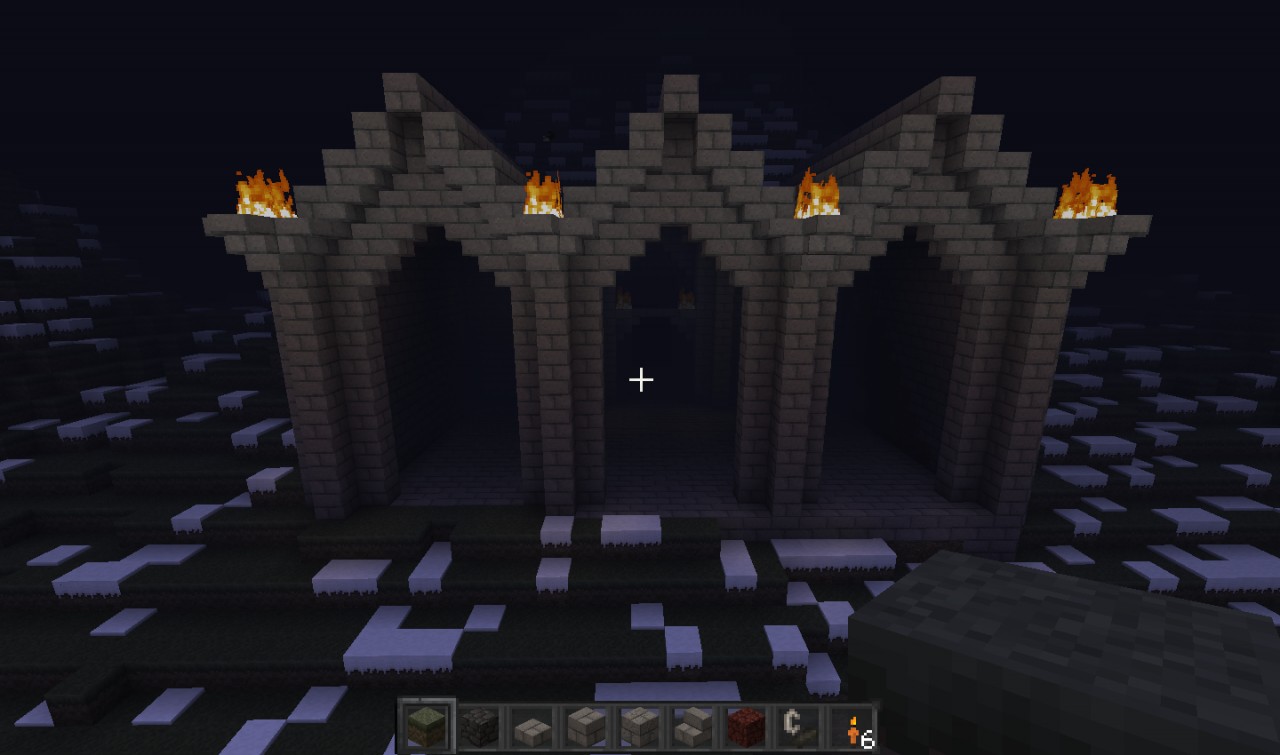 dwarven/temple entrance Minecraft Map