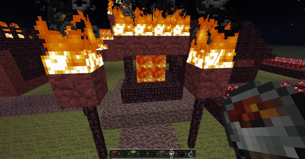 Nether Village Minecraft Map