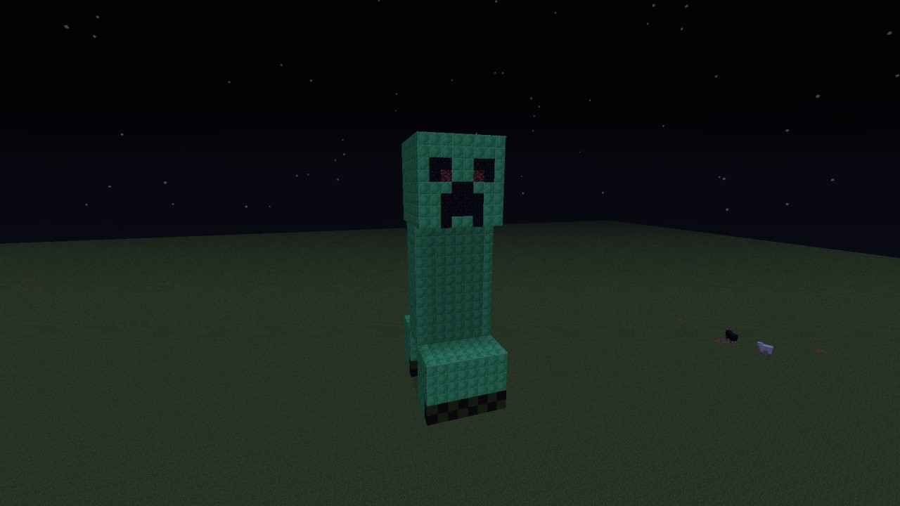 Giant Explosive Creeper 1.3.2 Minecraft Map