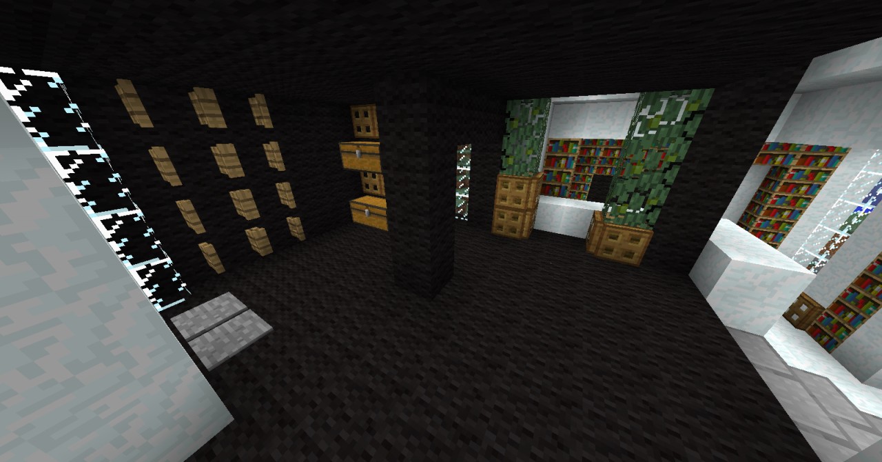 Black n` white house Minecraft Map