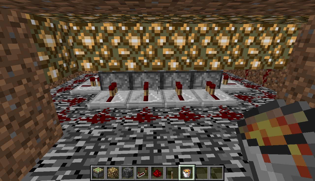 glowstone bridge Minecraft Map