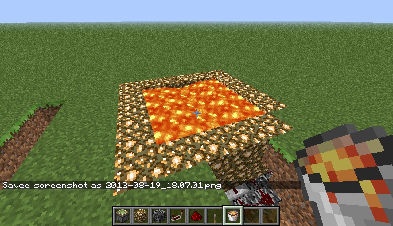 glowstone bridge Minecraft Map