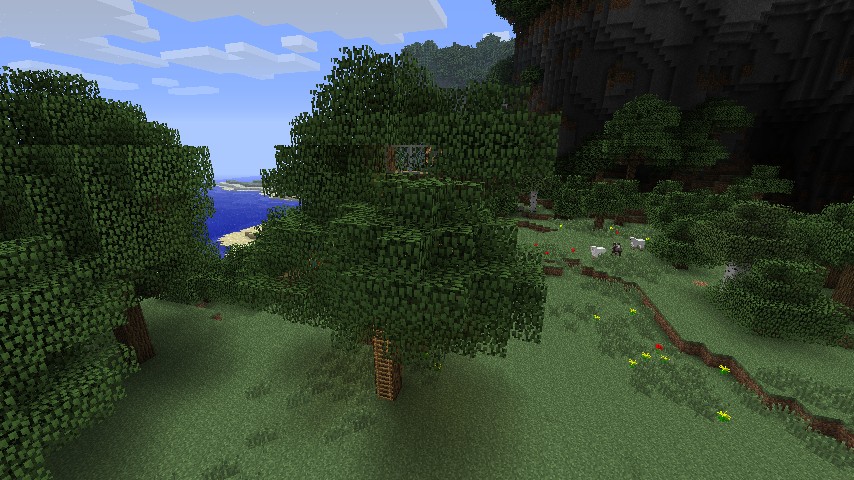 Hidden Treehouse Minecraft Map