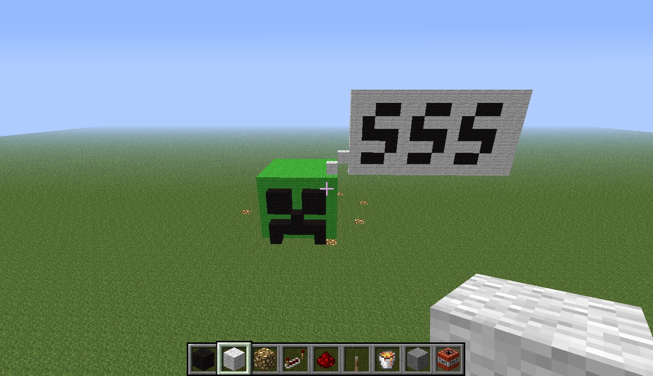 creepa face Minecraft Map