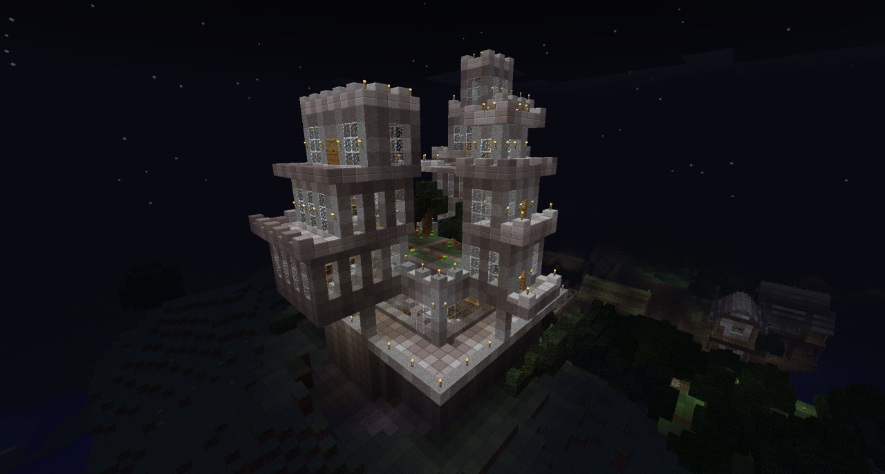My first completed building. Minecraft Map