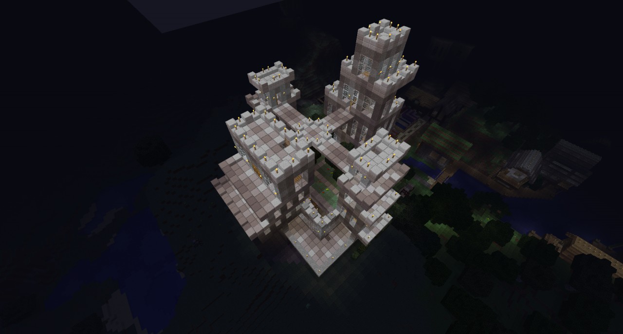 My first completed building. Minecraft Map