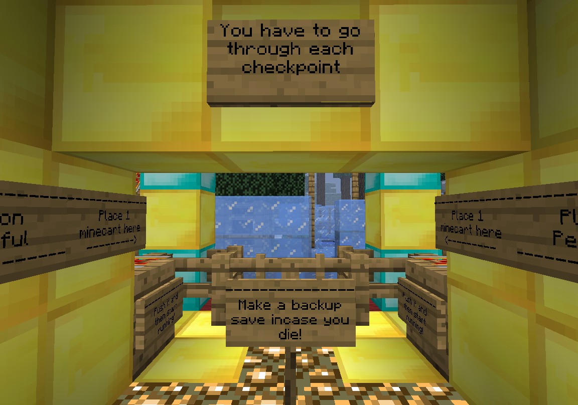 Ice Run Minecraft Map