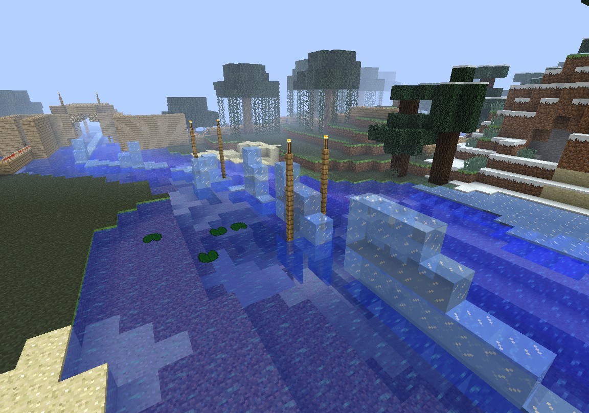 Ice Run Minecraft Map
