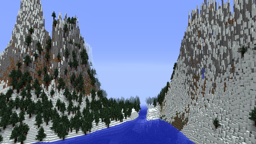 Sharp Mountain Minecraft Map