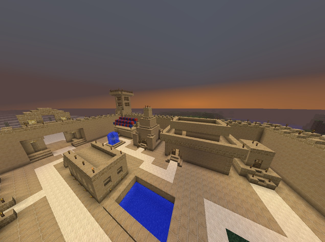 Craftdiller's sand town Minecraft Map