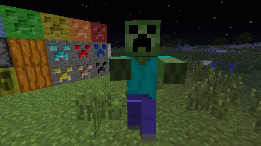 CreeperCraft (1.3.2) Minecraft Texture Pack