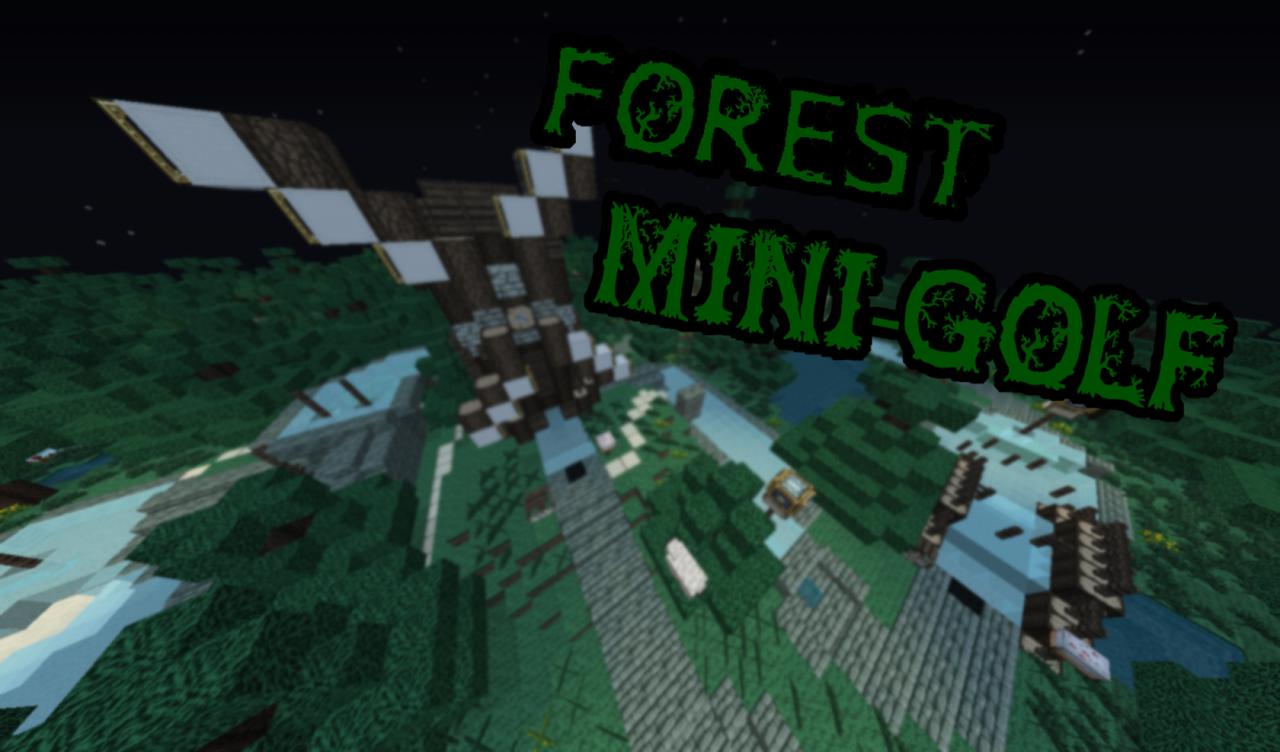 Forest Mini-Golf Course Minecraft Map