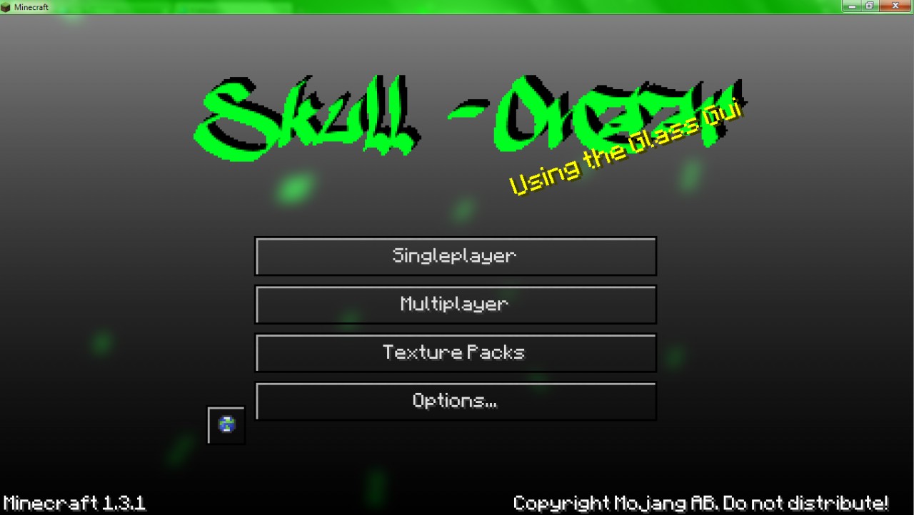 GlassGUI Minecraft Texture Pack
