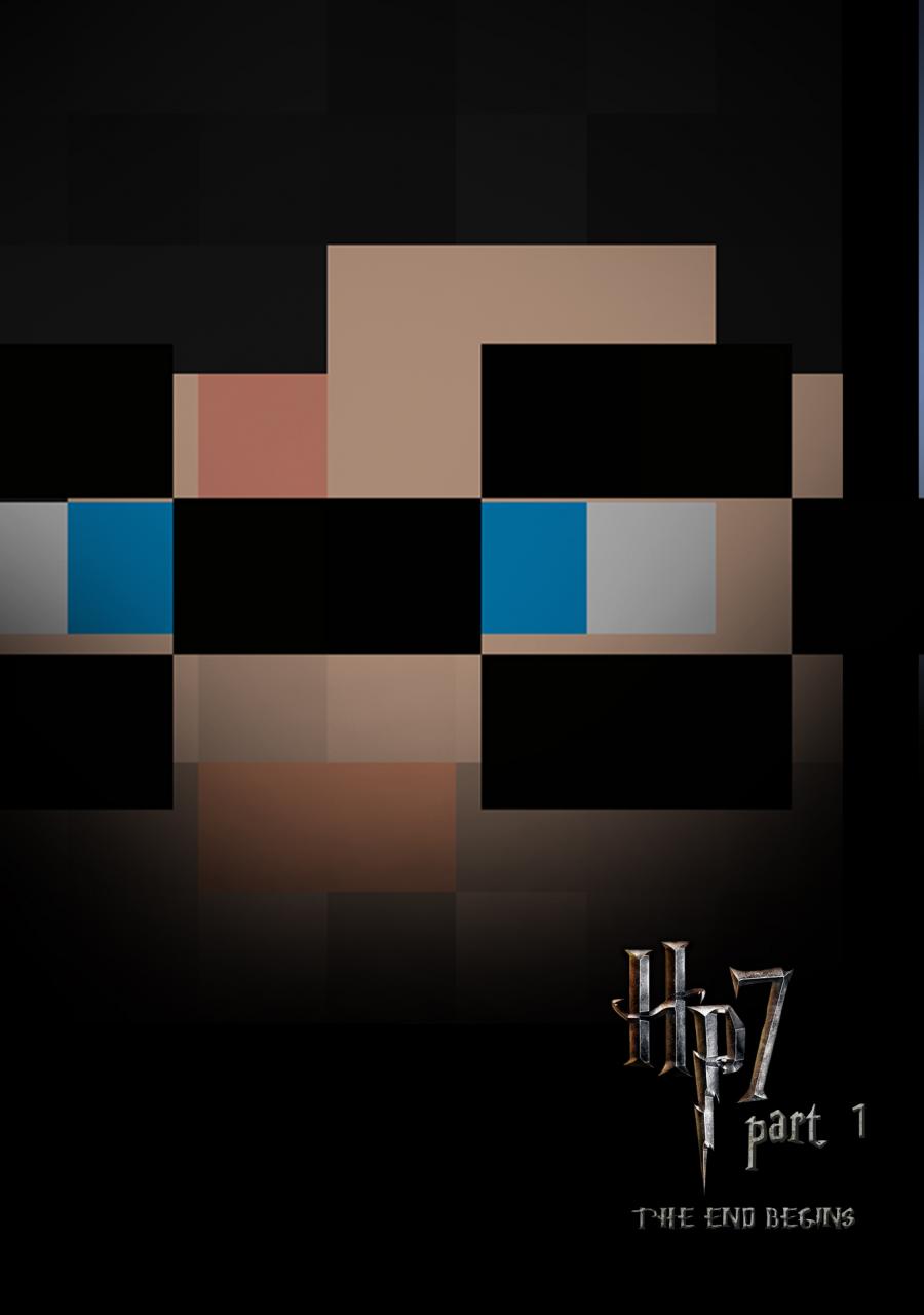Harry Potter and the Deathly Hallows part 1 - A Minecraft Poster