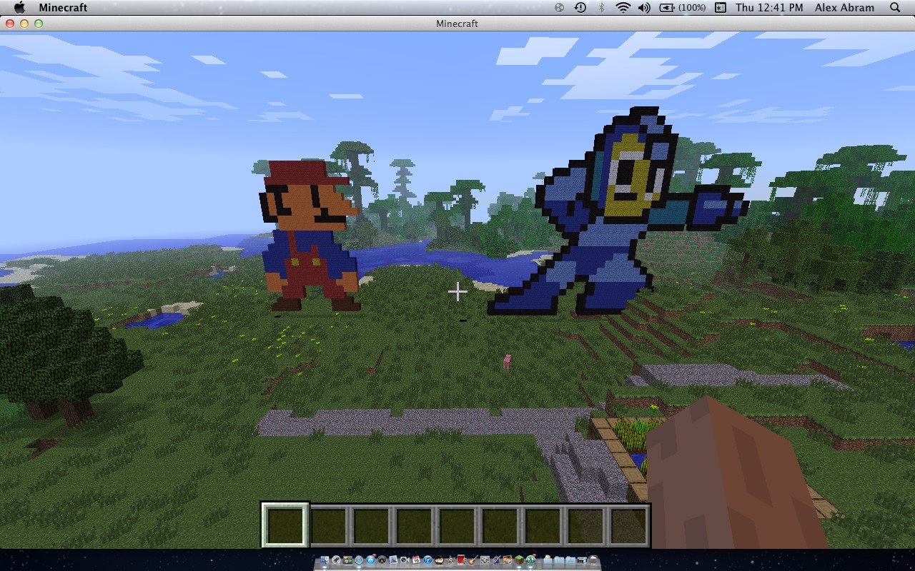 first pixel Minecraft Map