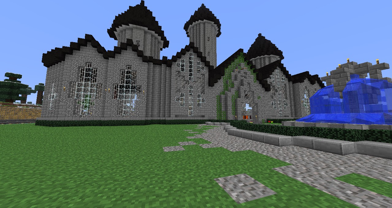 Mansion/Spawn Area MC.DIGITALPVP.COM Minecraft Map