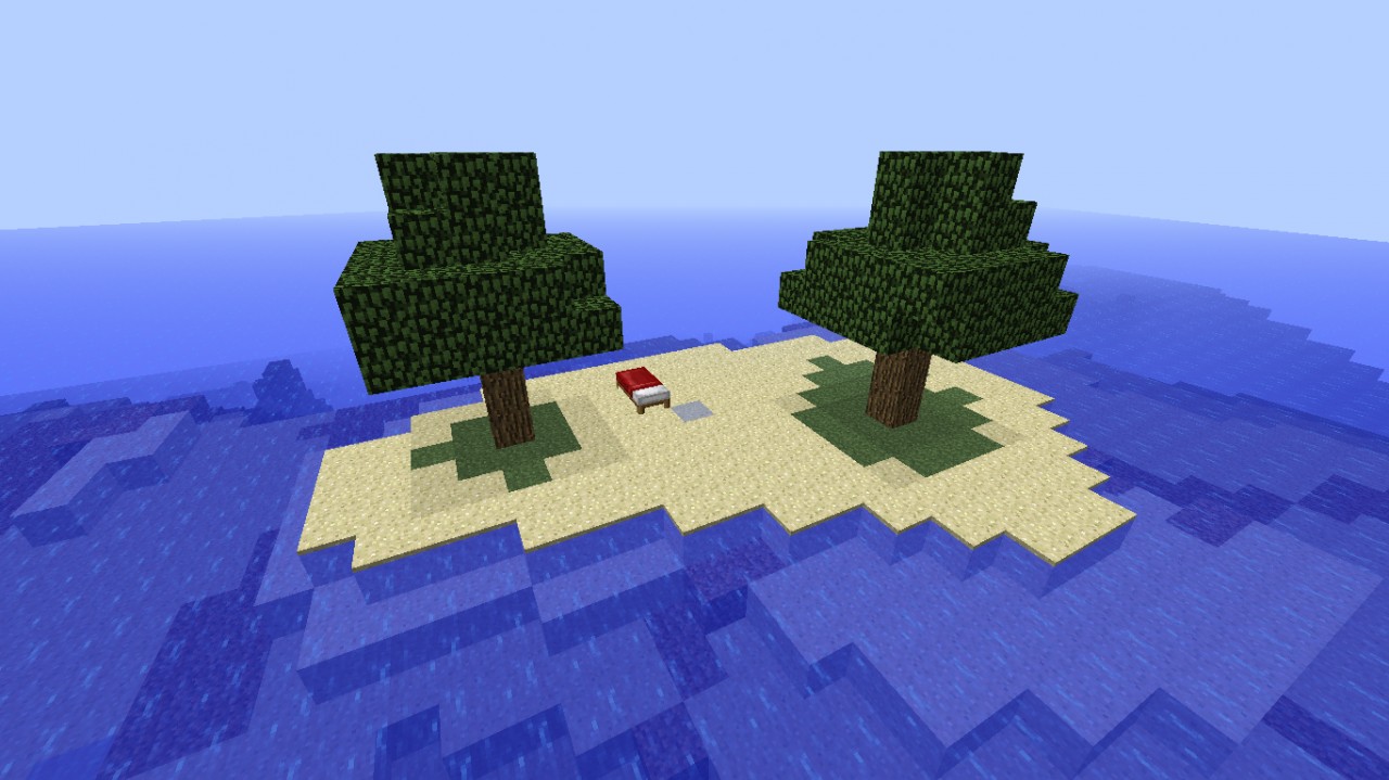 Survival Island "Try to build an Island Resort" Minecraft Map